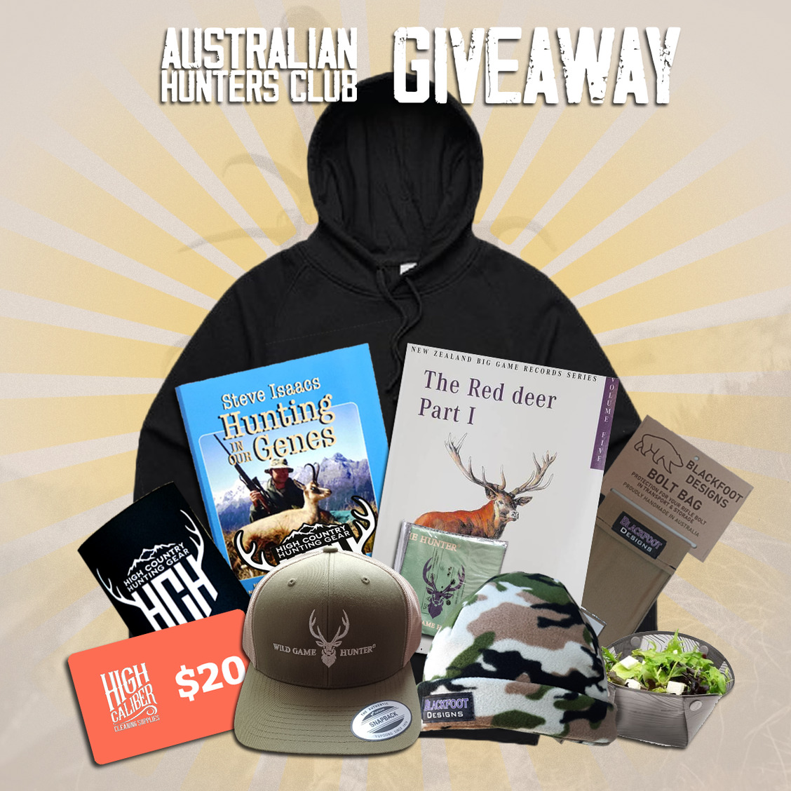 August 2023 DOUBLE Hunting Gear Giveaway - Hunting Trips Australia