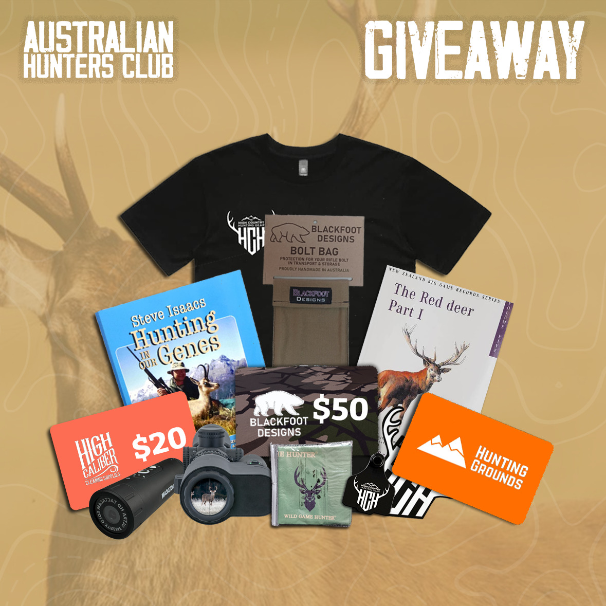 September 2023 Hunting Gear Giveaway - Hunting Trips Australia