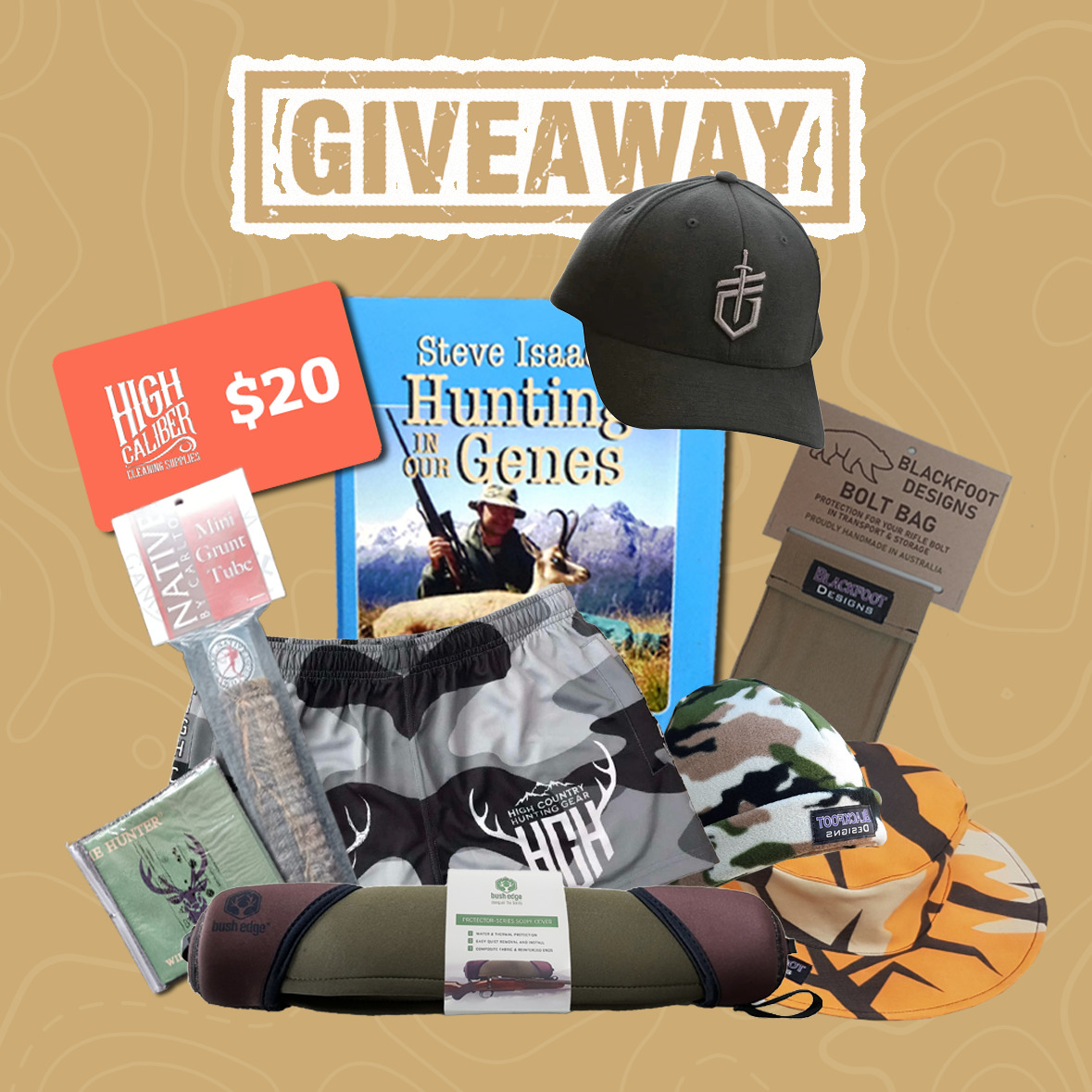 October 2023 Hunting Gear Giveaway - Hunting Trips Australia
