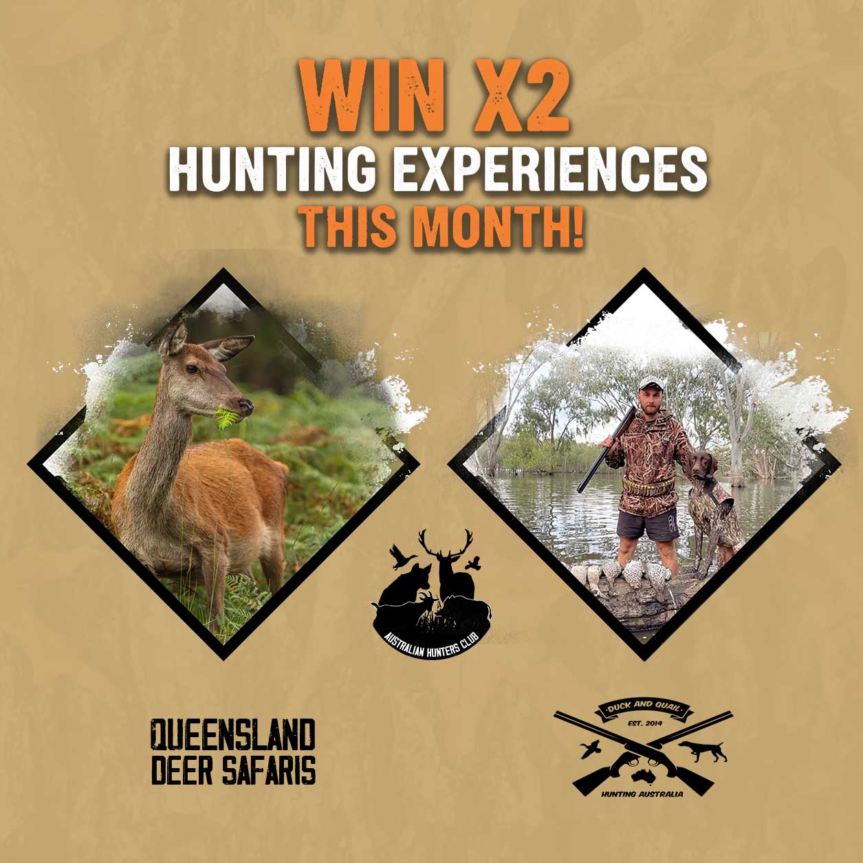 March 2026 Hunting Experience Giveaways - Hunting Trips Australia